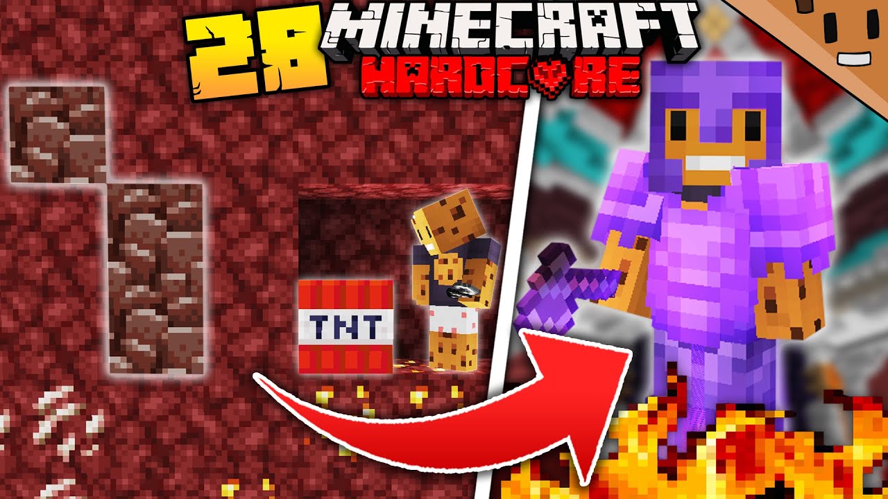 Unlimited Netherite In Minecraft Hardcore 28 Youtube