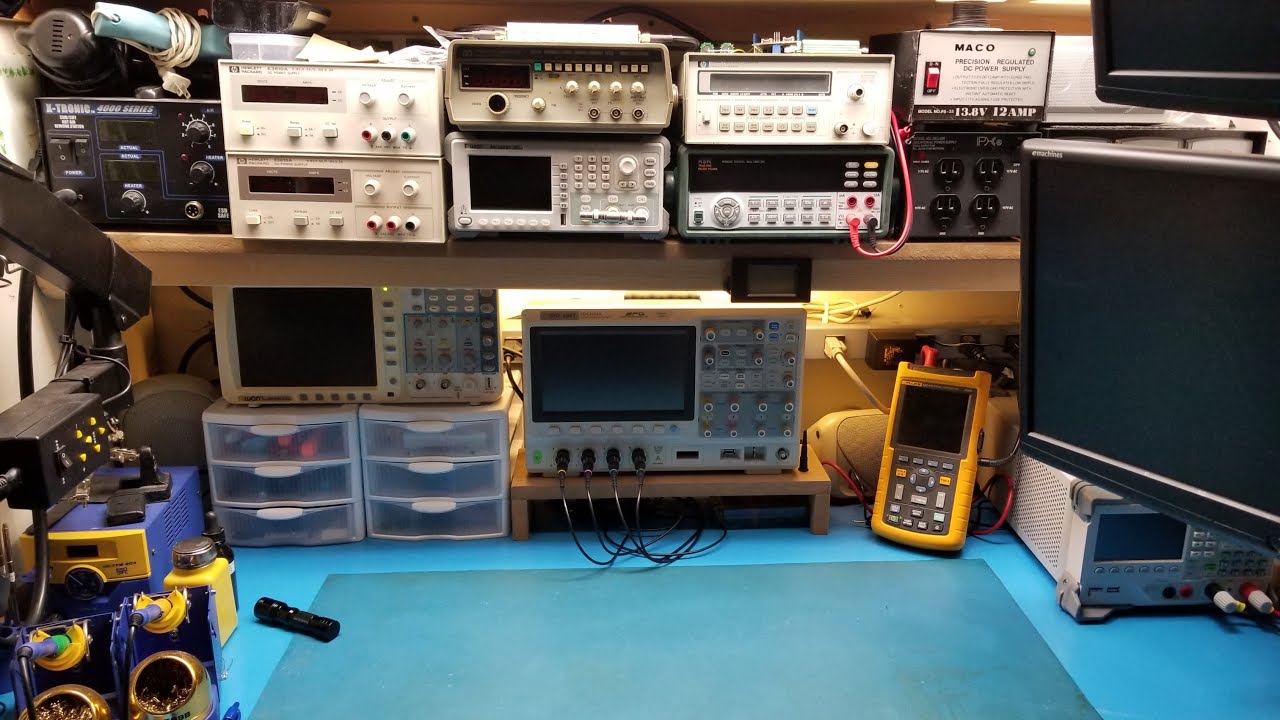 Tour Of My Electronics Lab 5 5 19 Youtube