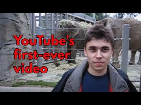 The First Vlog Youtube By Co Founder Jawed Karim In April 2005 Youtube