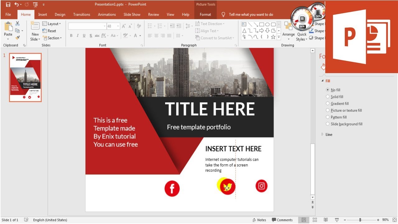 Graphic Portfolio Design How To Make Portfolio Powerpoint Tutorial