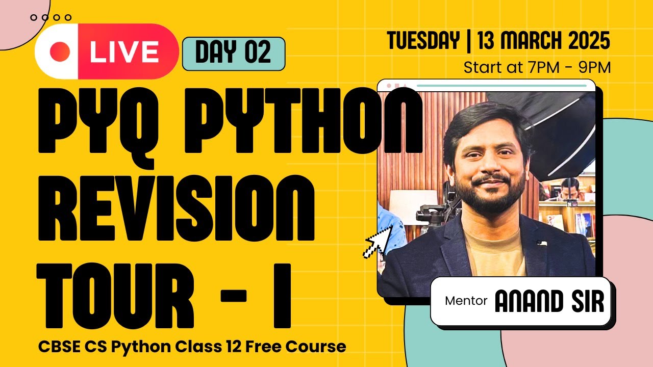 Day 02 Cs Python Class 12 Chapter 01 Python Revision Tour 1