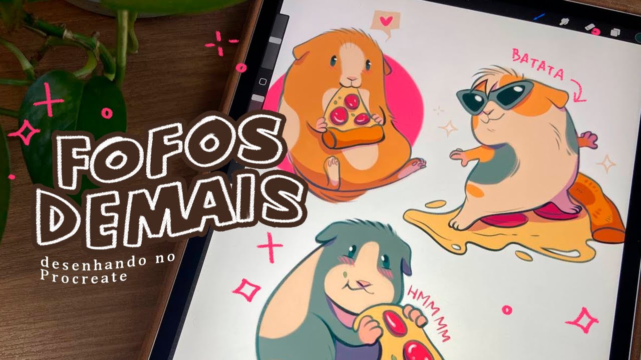 Desenhando Bichinhos Fofos No Procreate Youtube