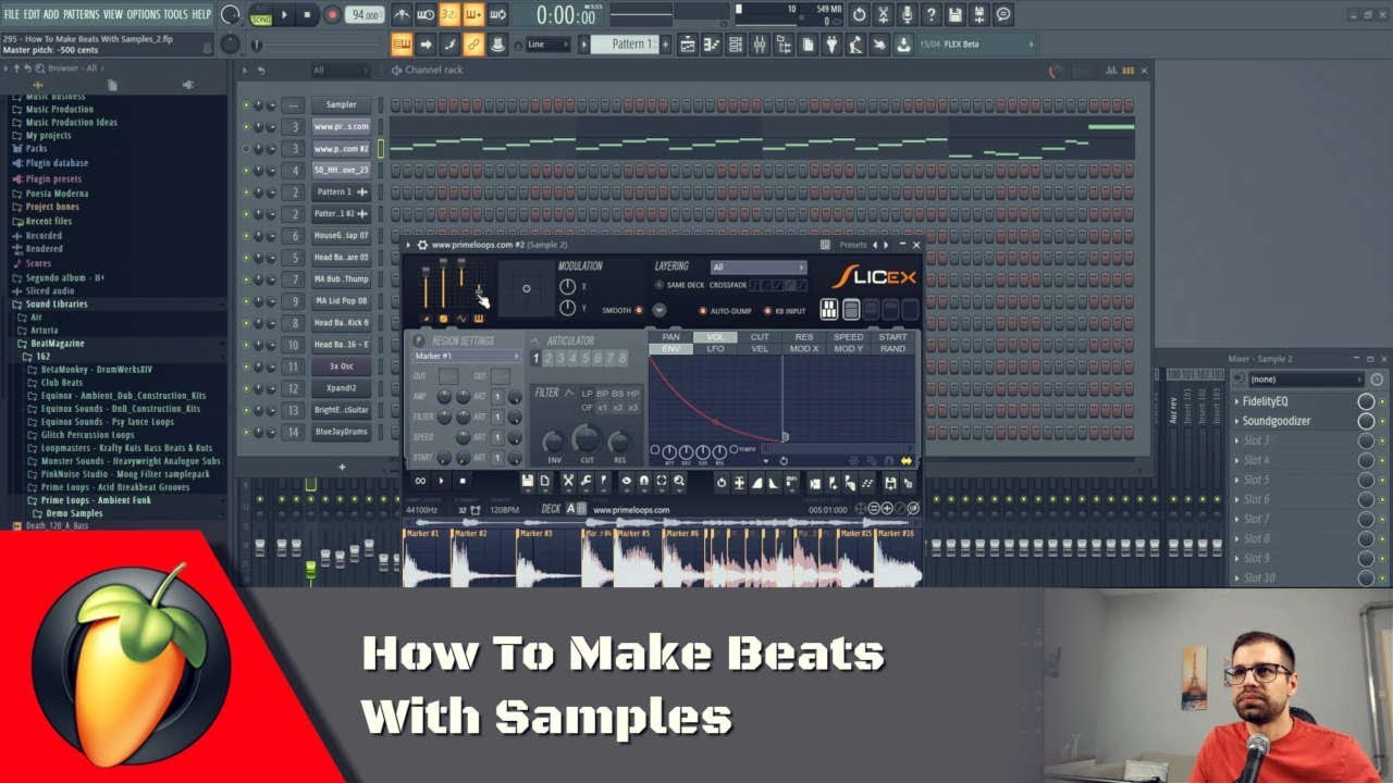 How To Make Beats With Samples Fl Studio Tutorial Youtube