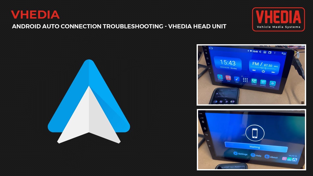 Android Auto Connection Troubleshooting Vhedia Head Unit Youtube