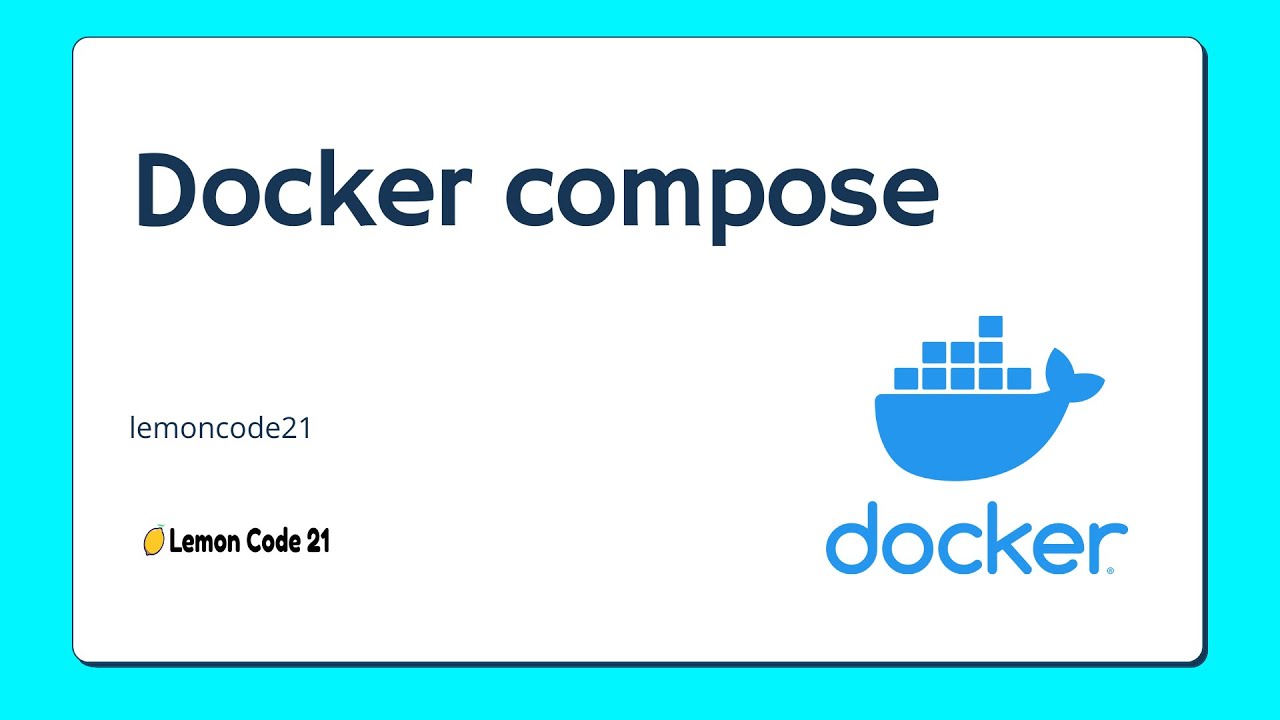Docker Compose Tutorial For Beginners Youtube