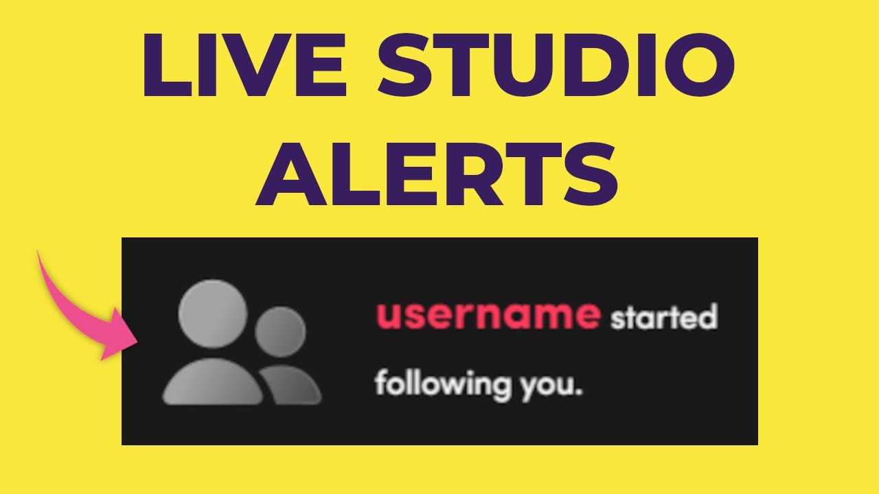 How To Add Follow Sub And Gift Alerts To Tiktok Live Studio