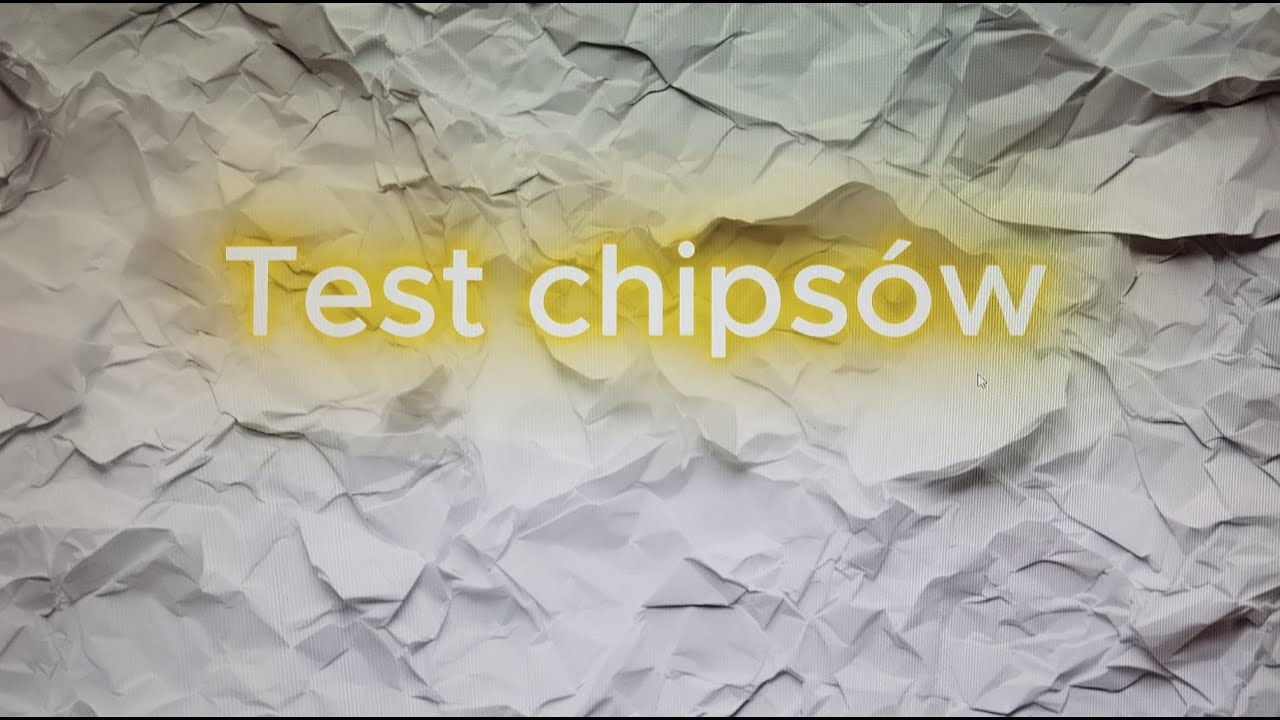 Test Chipsów Youtube