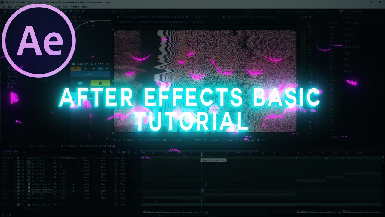Basic Explanation Ae Tutorial Youtube