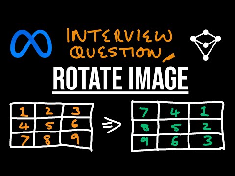 Rotate Image Leetcode 48 Javascript Youtube