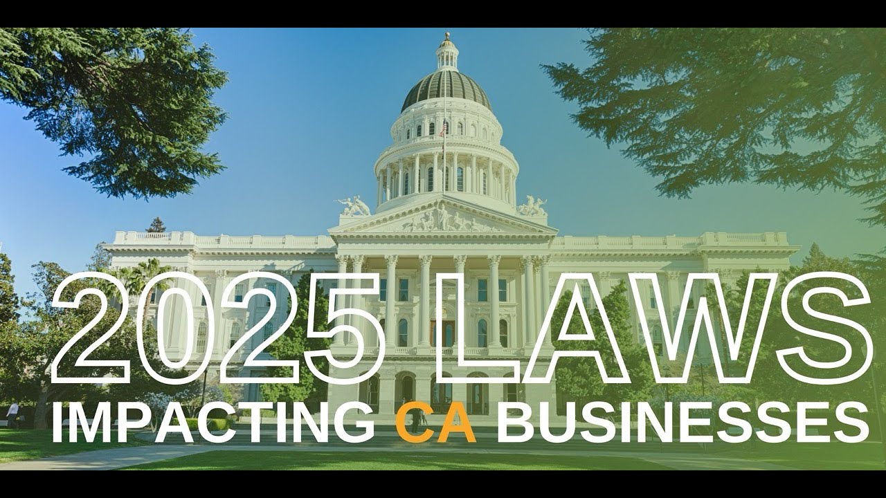 New 2025 Laws For California Manufacturers Youtube