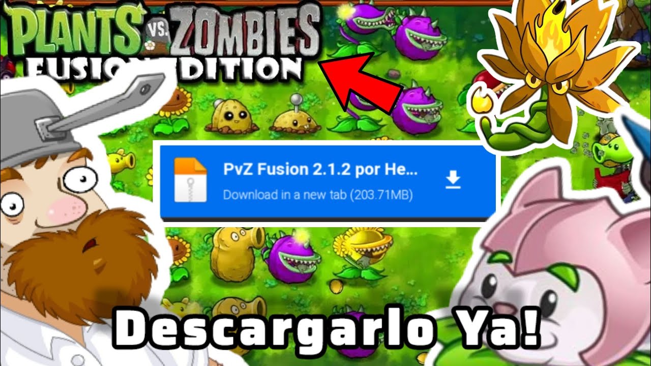 Descarga Pvz Fusión Fácil Y Rápido Youtube