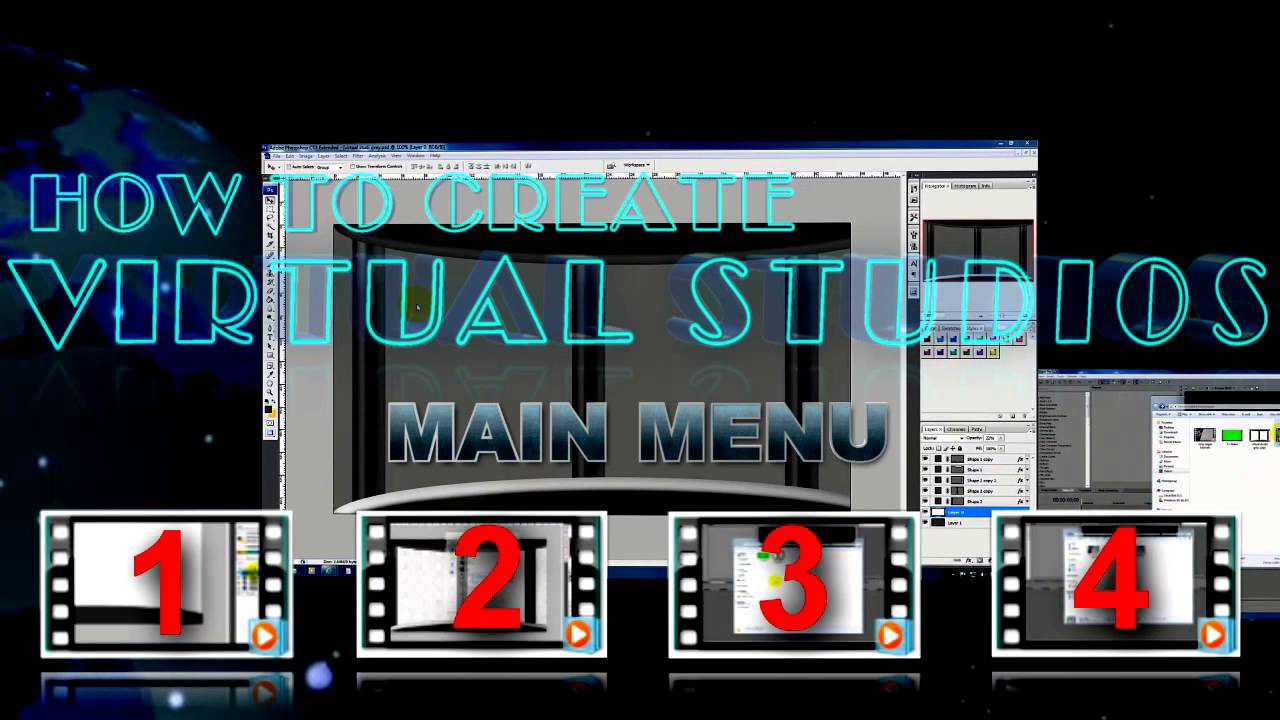How To Create Visual Virtual Studios Main Menu Youtube