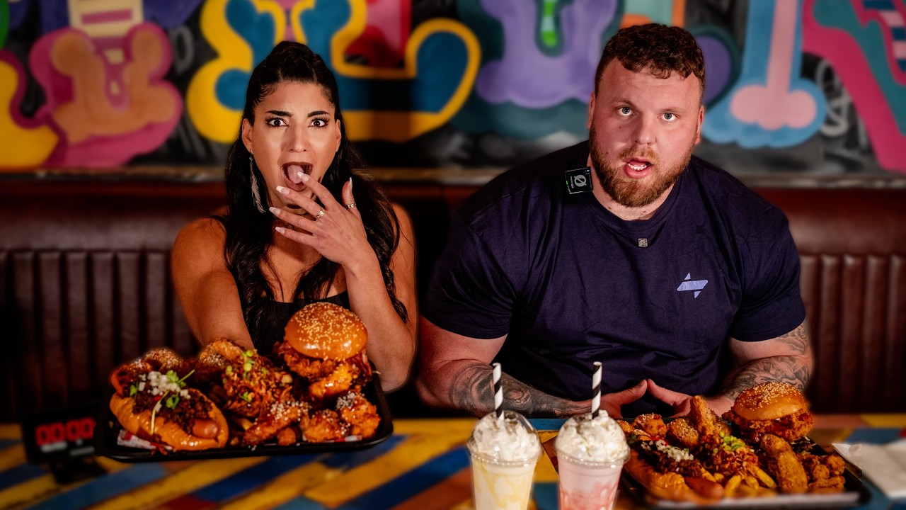 Worlds Strongest Man Vs World Record Holder Leah Shutkever Youtube