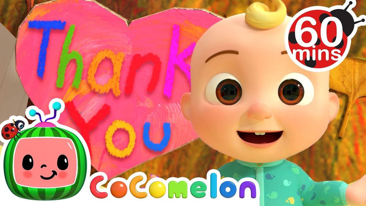 Thank You Song 1 Hour Compilation Cocomelon Nursery Rhymes Kids