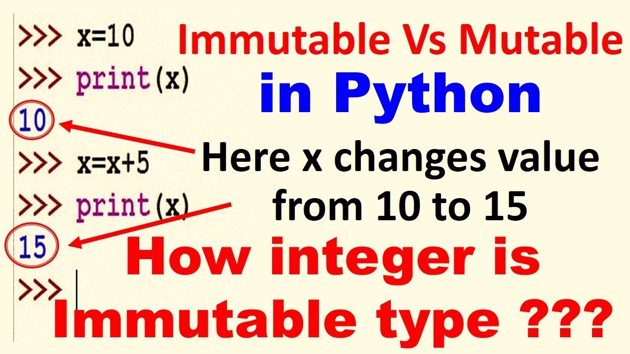 Strings In Python Mutable Or Immutable At Lawrence Henry Blog