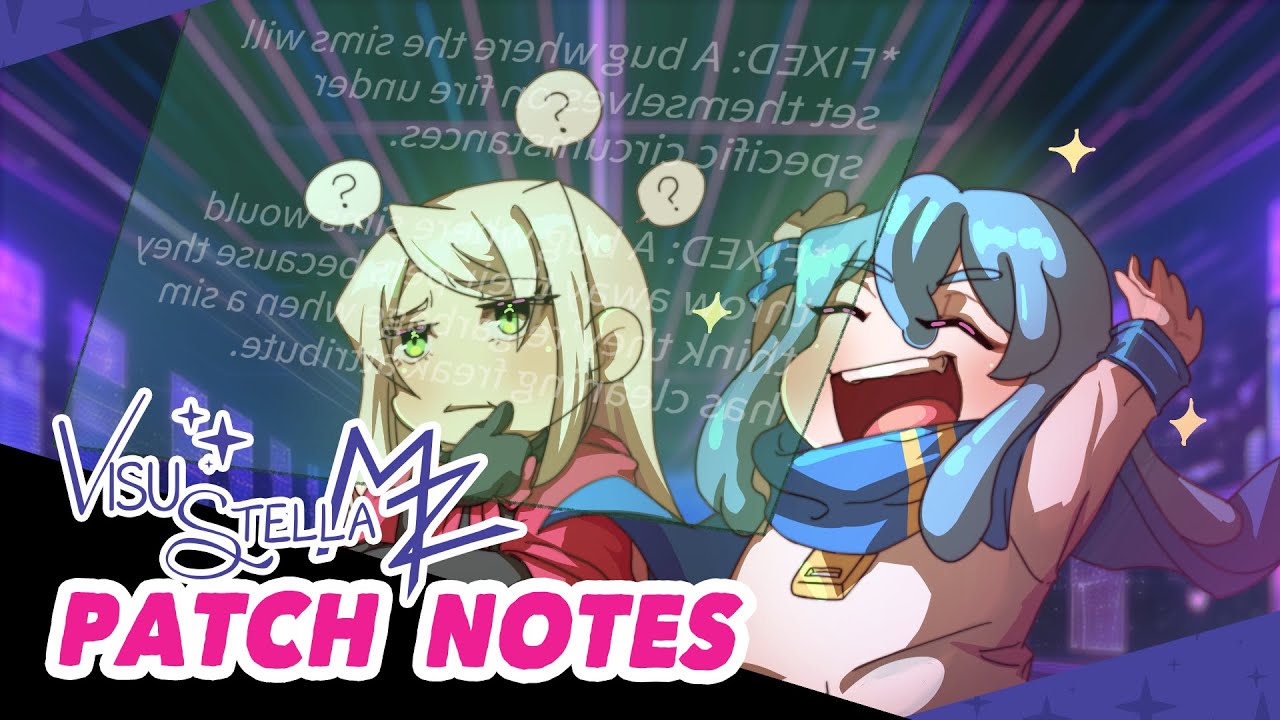 Patch Notes Visustella Mz Plugins 111 Youtube