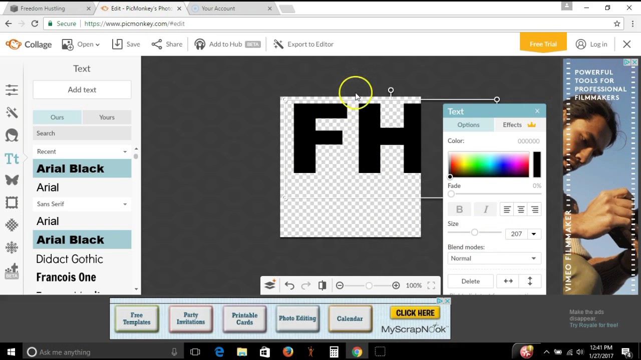 Picmonkey Png Logo Tutorial How To Create A Png Logo In Picmonkey