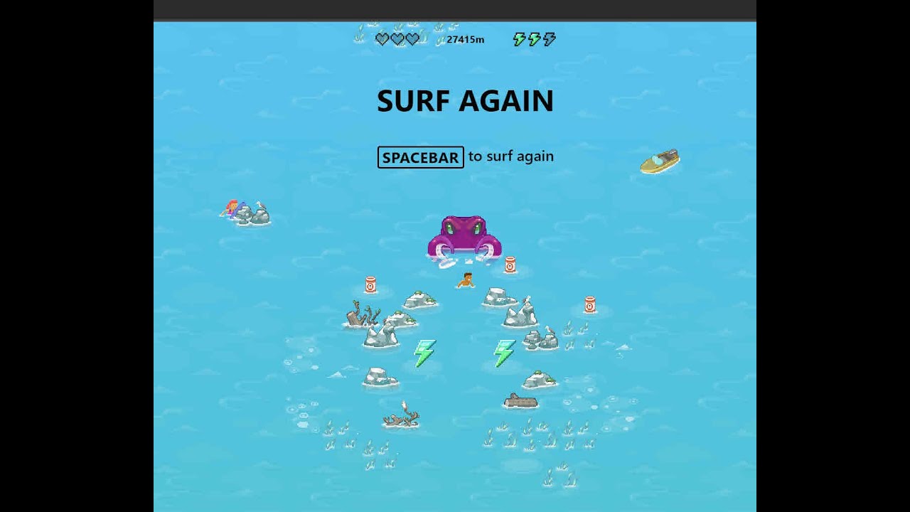 Microsoft Edge Surf Game High Score Youtube