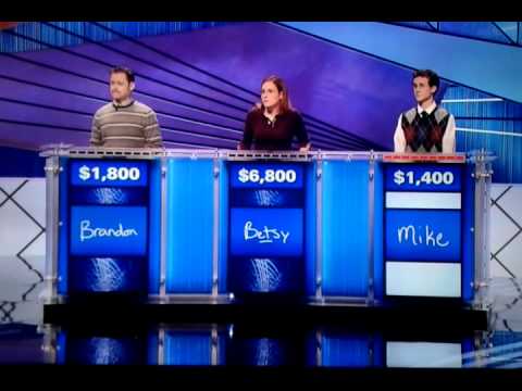 Funny Moment On Jeopardy Donkey Punch Youtube
