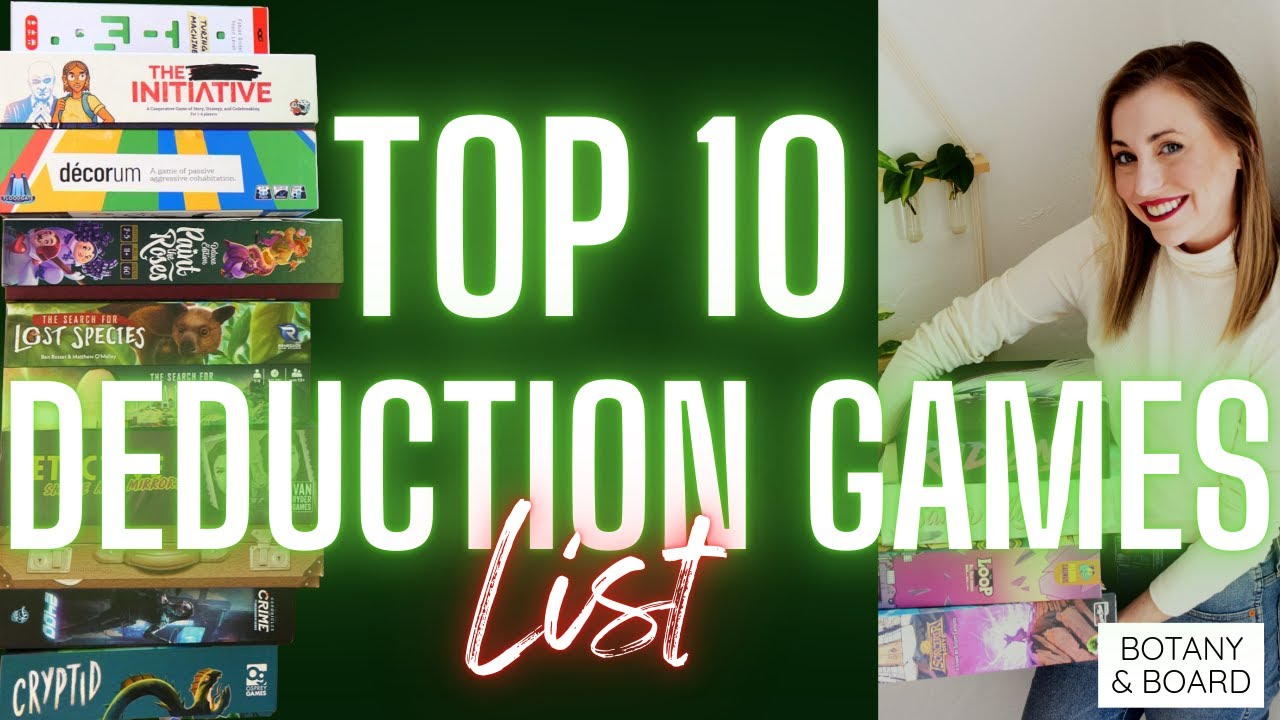 Top 10 Deduction Games Deduction December Recommendation List Ep 1