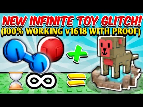 New Infinite Toy Glitch Tutorial Working In V1618 With Proof Grow A