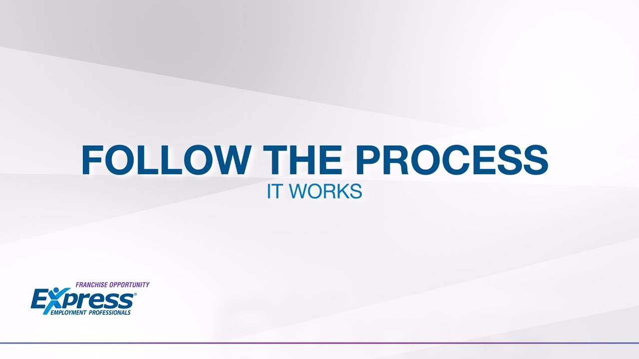 Follow The Process It Works Youtube