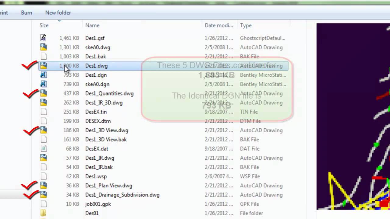 Viewing Dgn In Windows Explorer Youtube