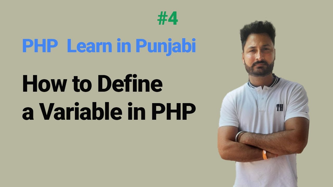 How To Define A Variable In Php Youtube