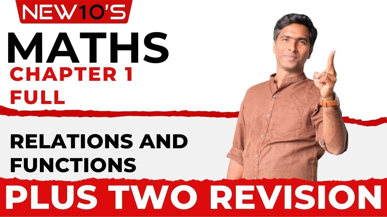 Plus Two Revision Maths Chapter 1 Relations Functions Reegan