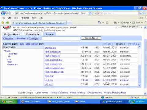 18 Create Red5 Application Without Plugin Youtube