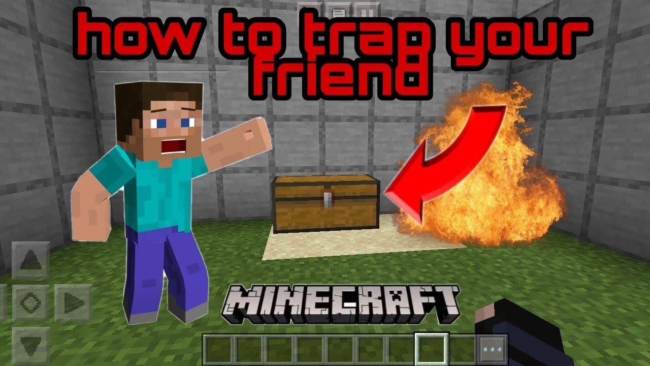How To Trap Your Friend In Minecraft Ll Priyanshu Gaming Youtube