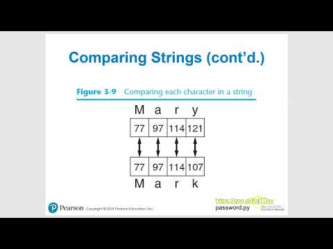 Python 3 3 Comparing Strings Youtube