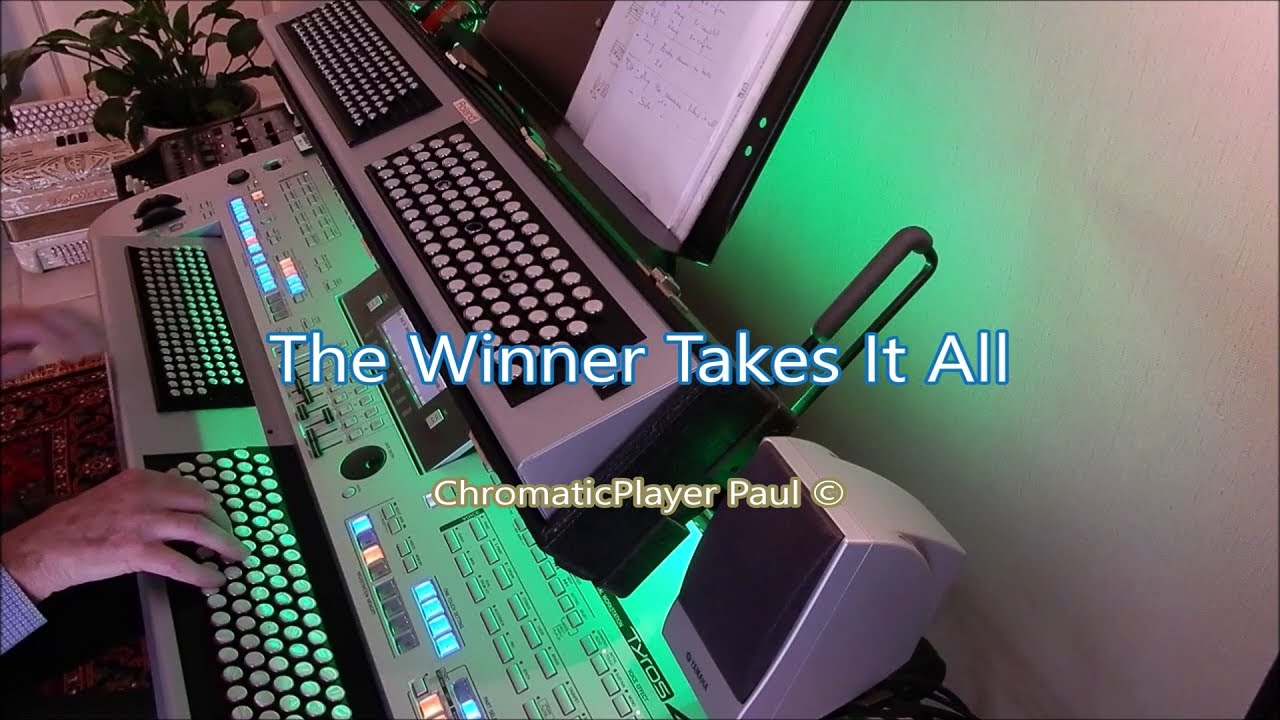 The Winner Takes It All Organ Keyboard Chromatic Youtube