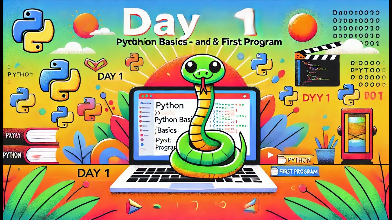 Day 1 Introduction To Python Basics And First Program Youtube