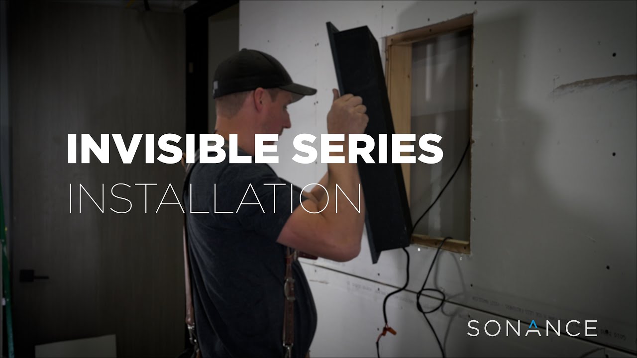 Sonance Invisible Series Product Installation Youtube