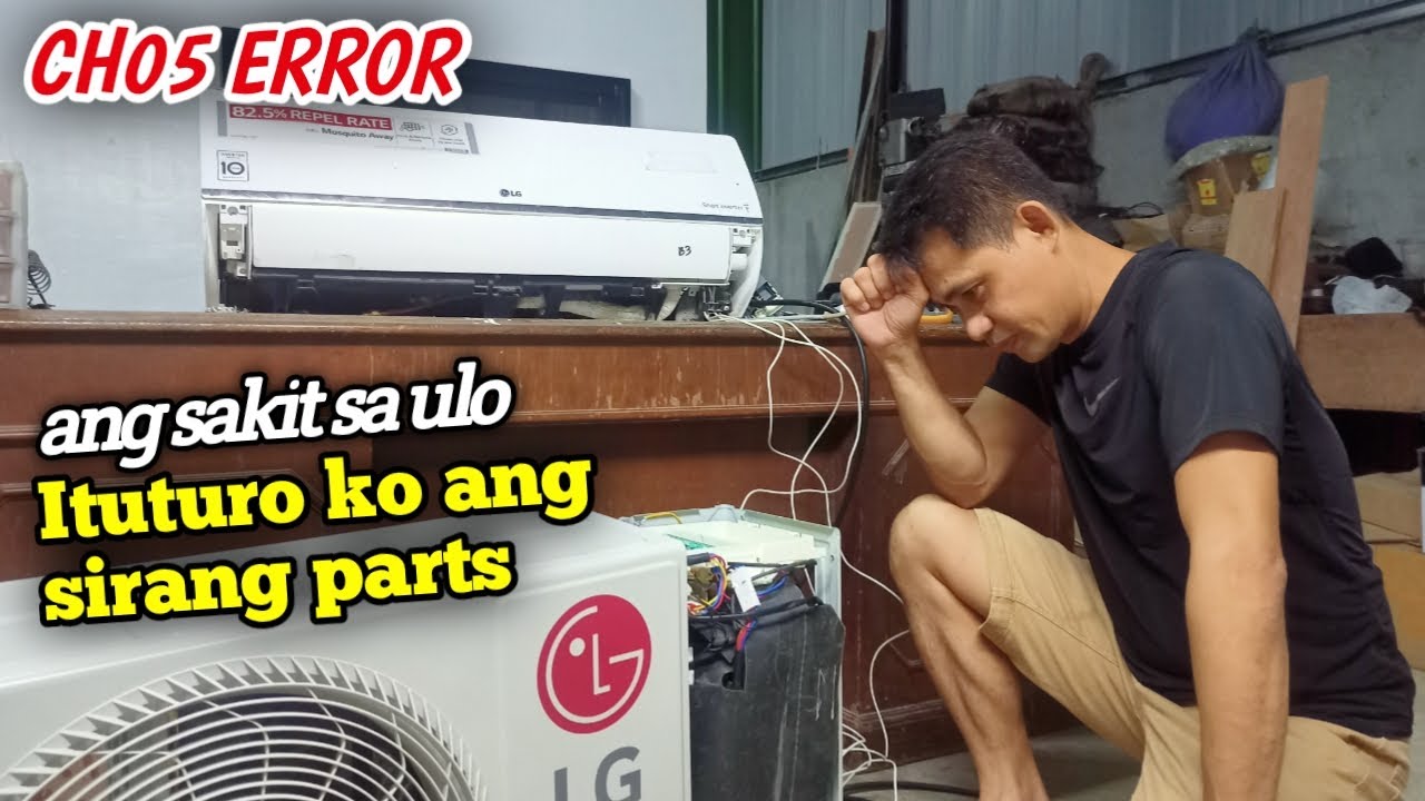 How To Repair Ch 05 Error Lg Dual Inverter Youtube