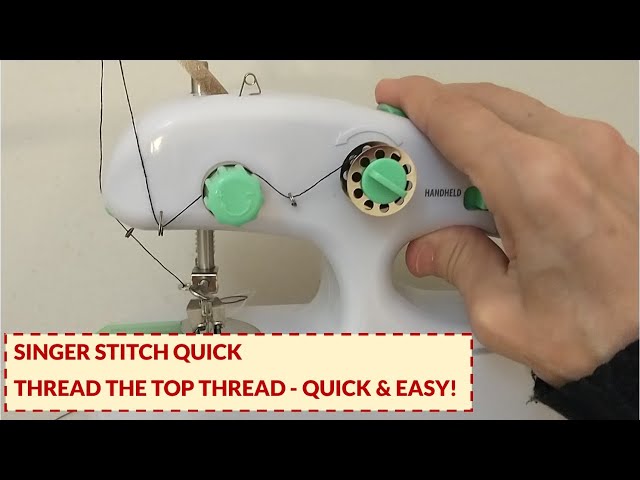 Steps How To Thread A Handheld Singer Sewing Machine
