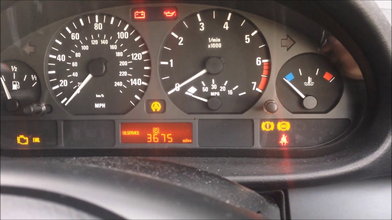Bmw Dashboard Warning Lights Meaning