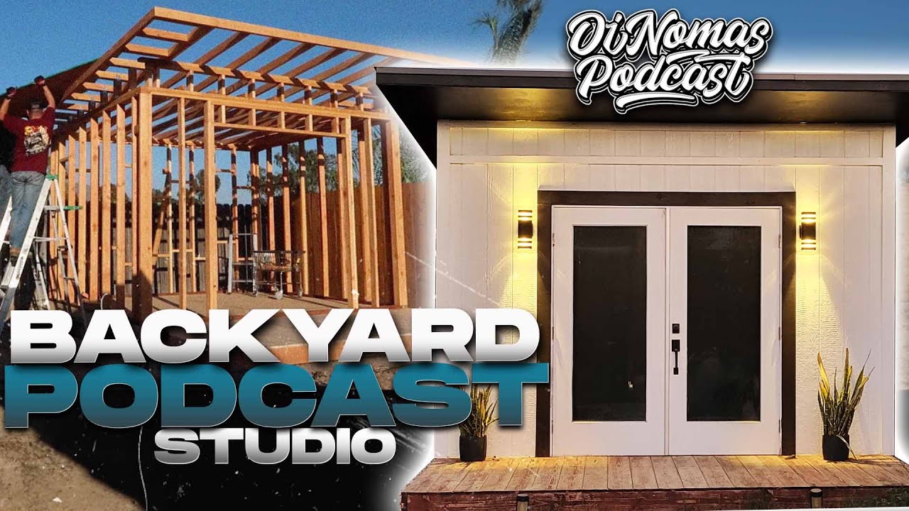 Inside A Diy Backyard Podcast Studio How Much Everything Cost