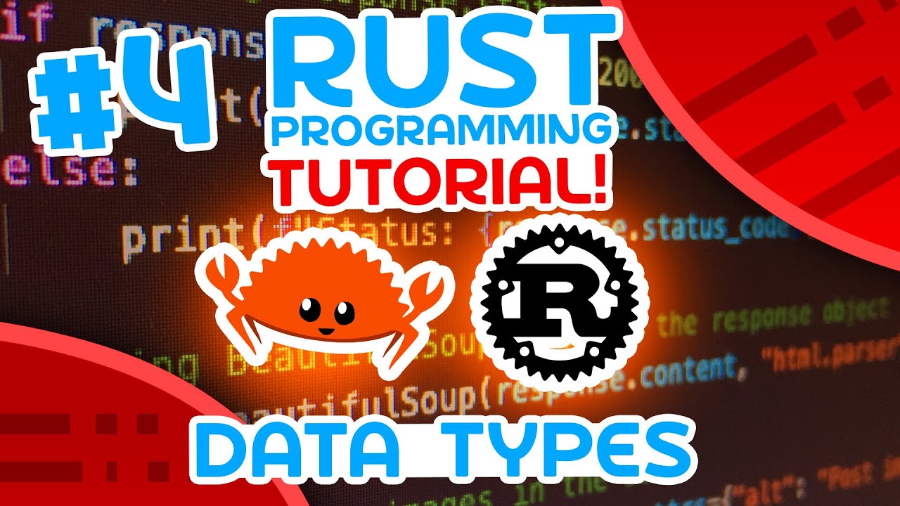 Rust Tutorial 4 Data Types Youtube
