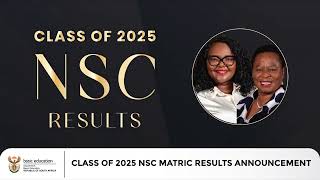 Nsc Matric Results Announcement 2025 Official Release Mdntv Mp3 Music ...