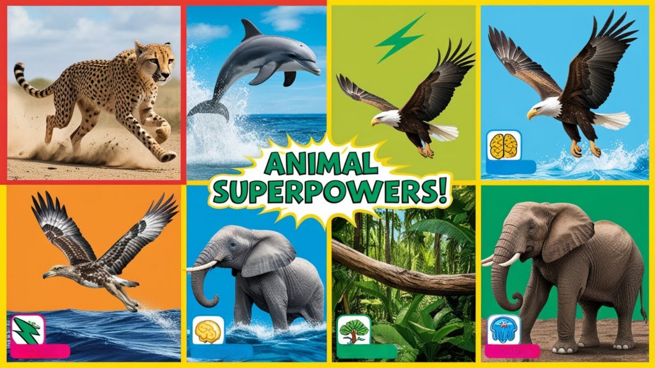 Animal Superpowers Meet The Incredible Animal Superheroes Youtube