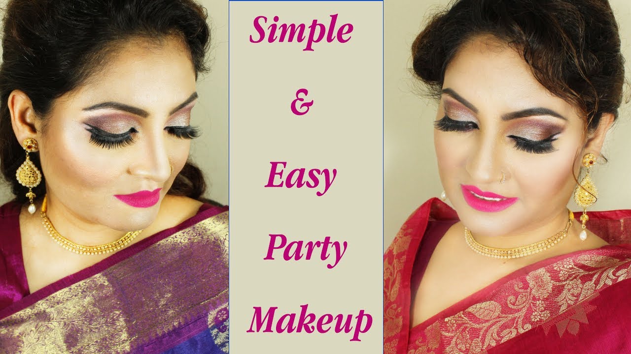 Simple Easy Party Makeup Youtube