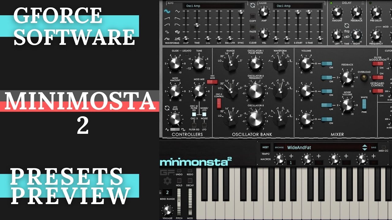 Gforce Minimosta 2 Presets Preview Youtube