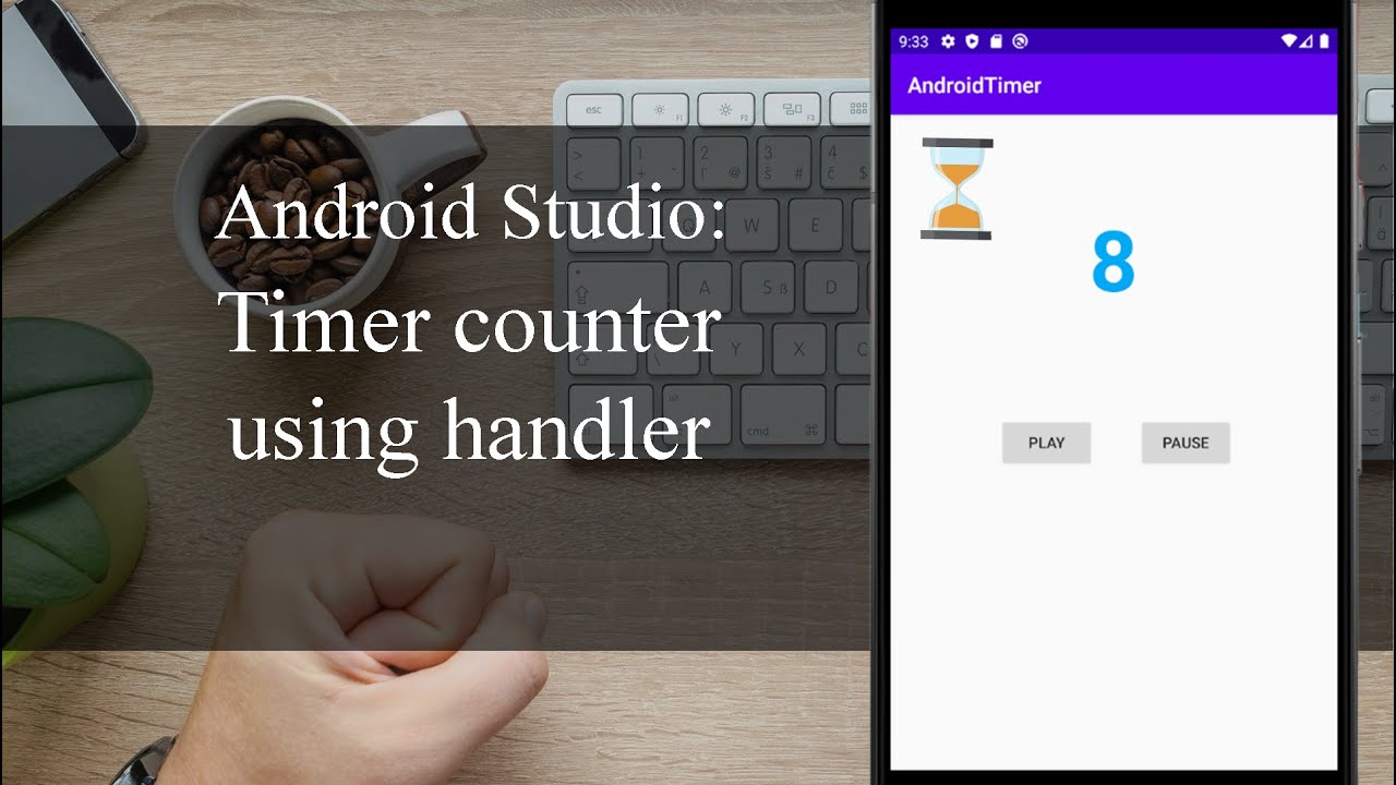 How To Make Timer Counter Using Handler Android Tutorial Youtube