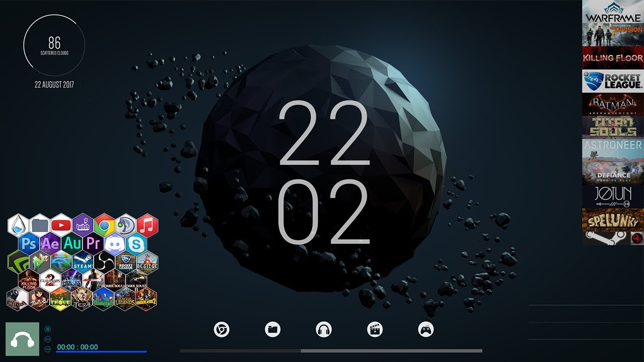 My Rainmeter Desktop Setup Layout Tutorial How To Customize Your