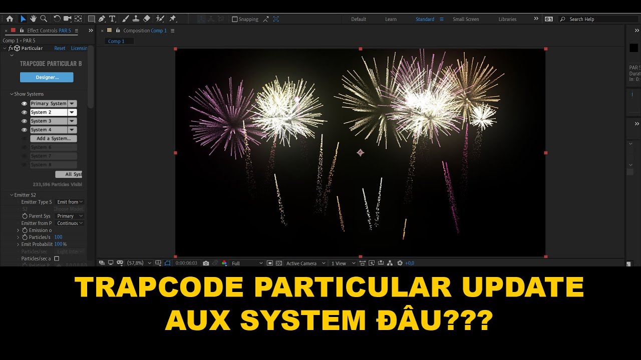 Trapcode Particular Update б A Aux System дђг U Mбє T Rб I Youtube