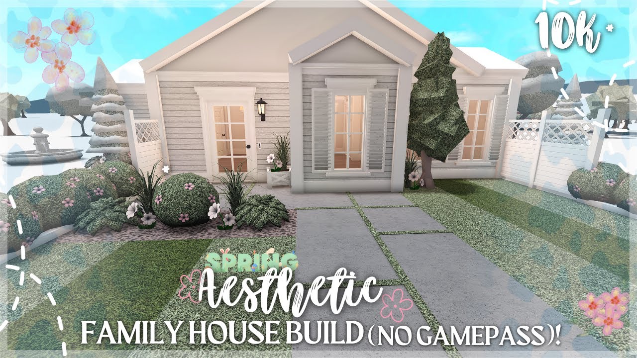 100k Aesthetic Bloxburg House Ideas One Story No Gamep 10k Infoupdate Org