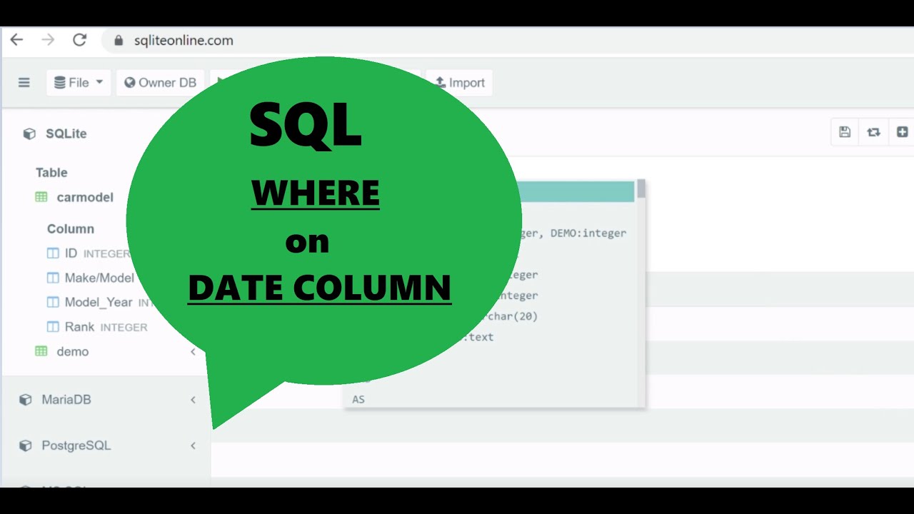 5 How To Use Where Clause To Filter Out On Date Sql Programming