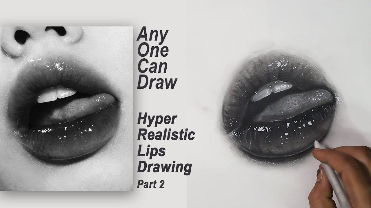 How To Draw A Hyper Realistic Lips Infoupdate Org